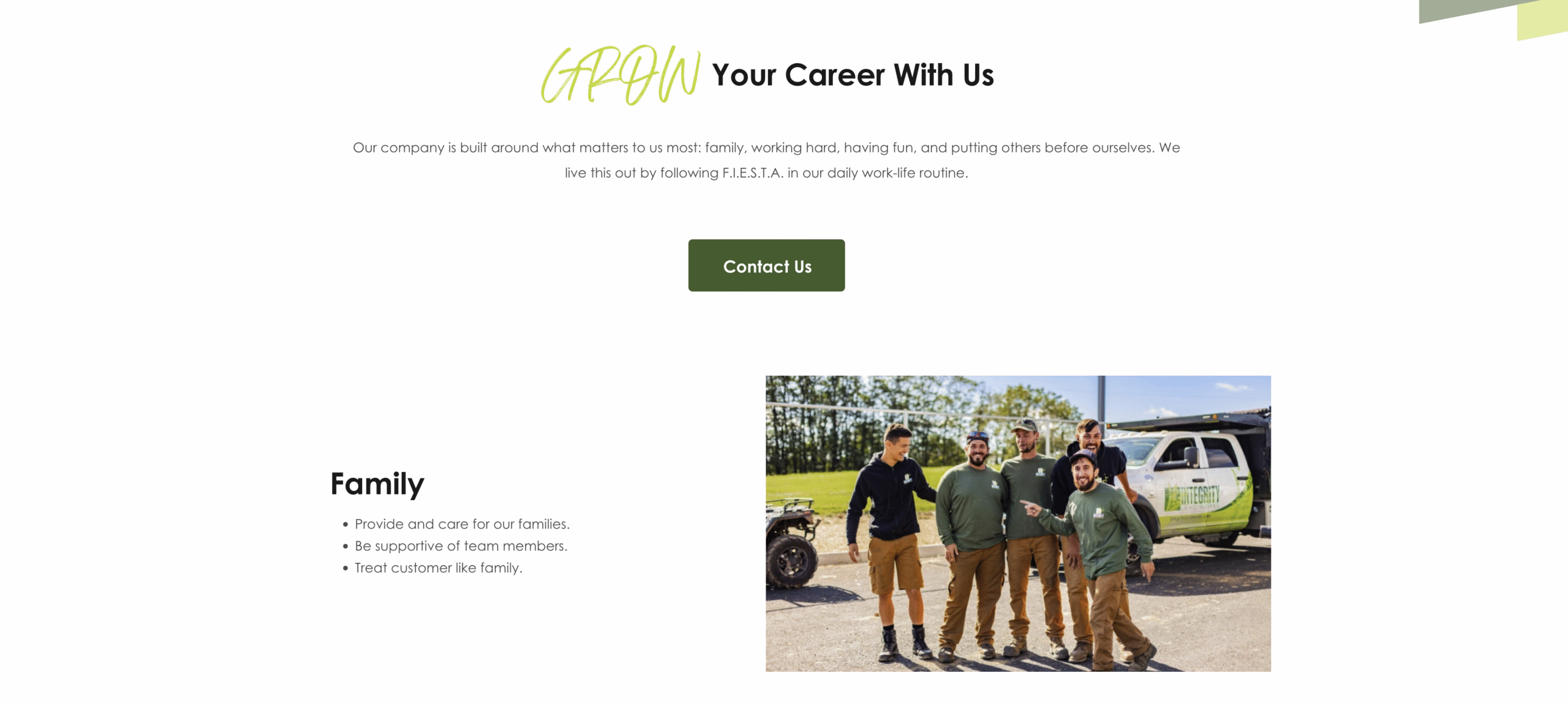 Career Opportunities - Integrity Land Works